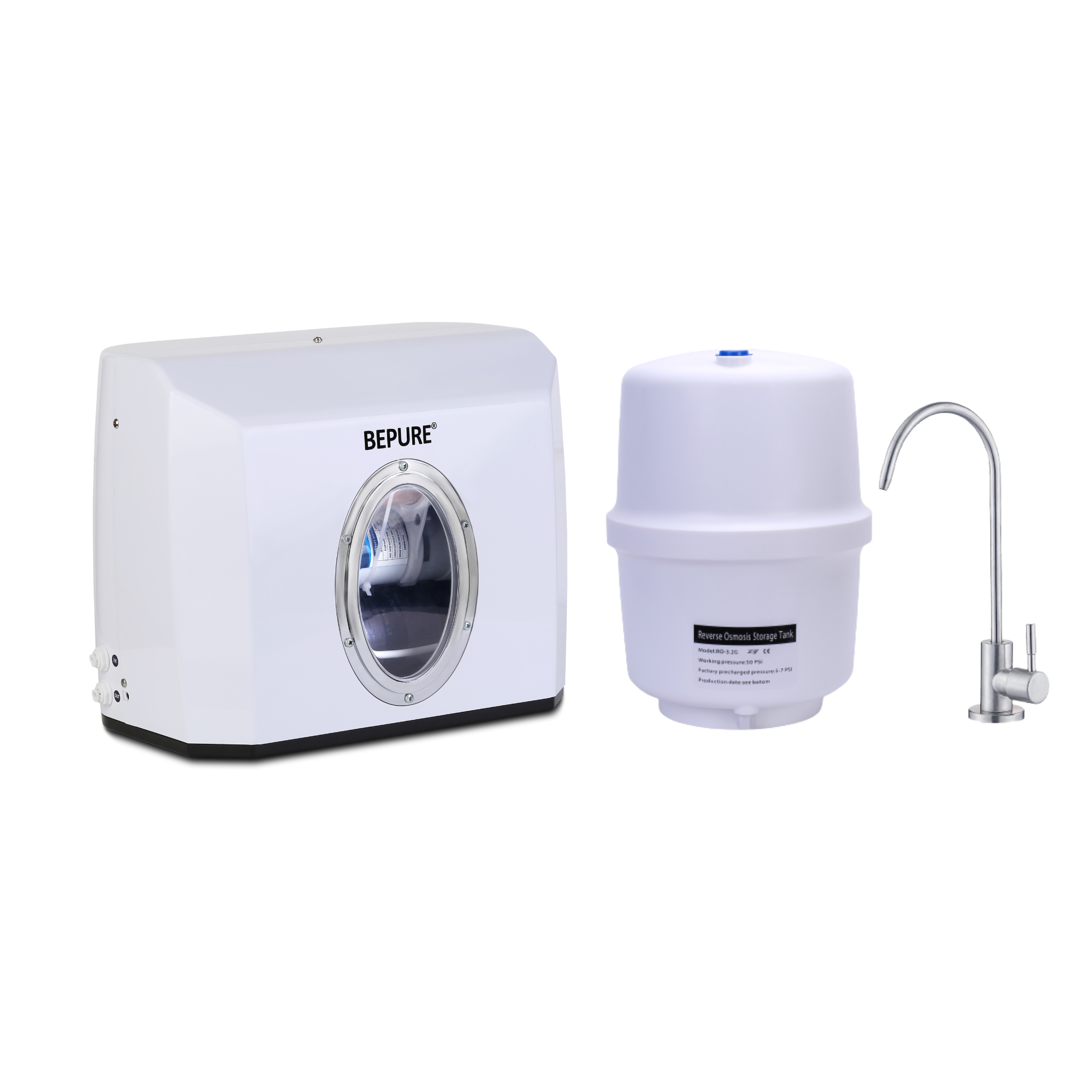 Buy Bepure Under Sink Water Purifier with RO+UV+UF+ Copper Alkaline ...