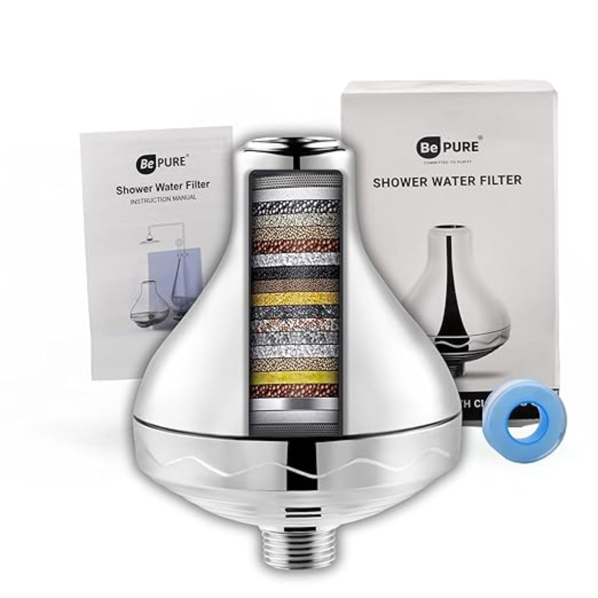 Shower Water Filter For Hard Water And Chlorine | Water Softener for ...