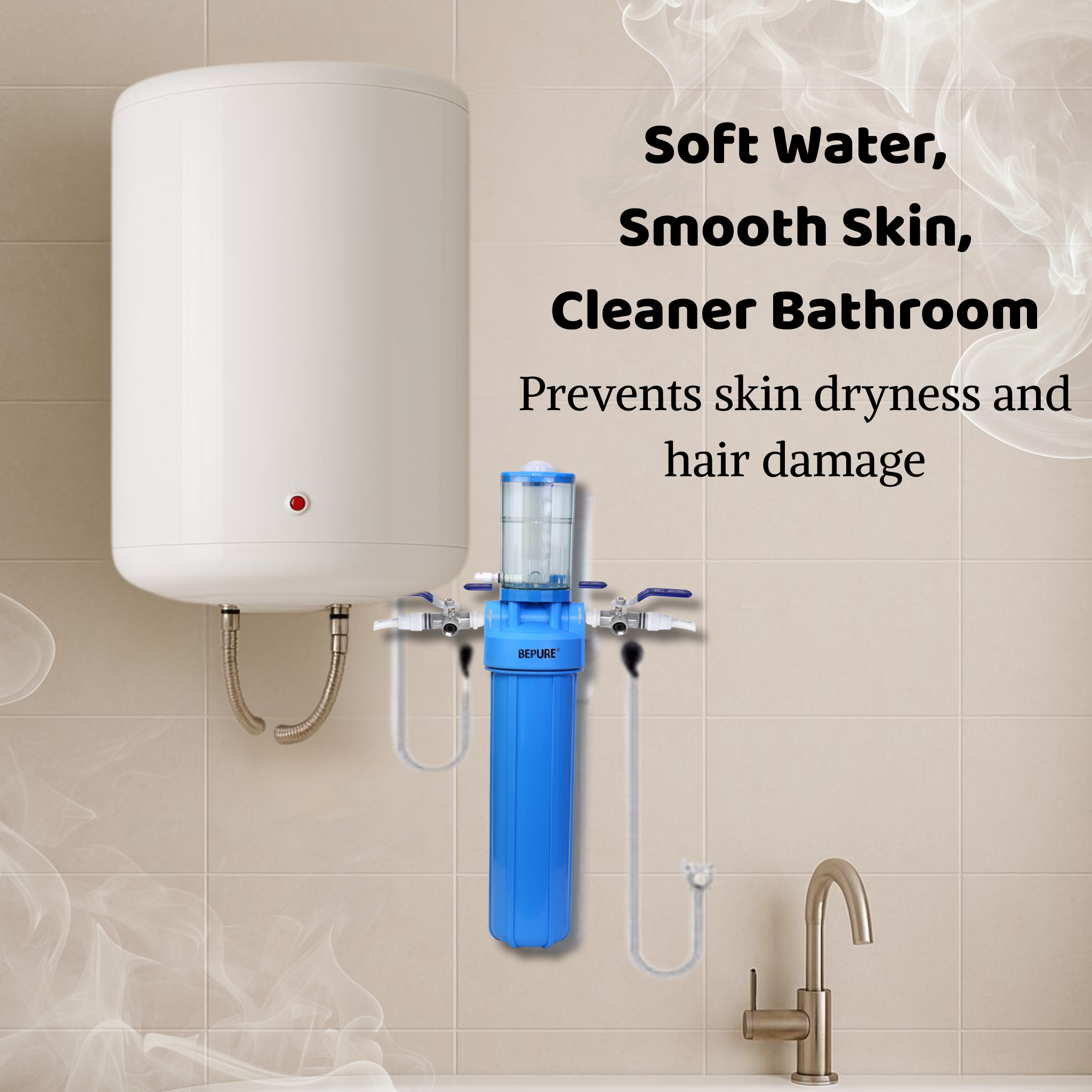 Bepure Main Line Water Filter | Whole House Water Filtration System