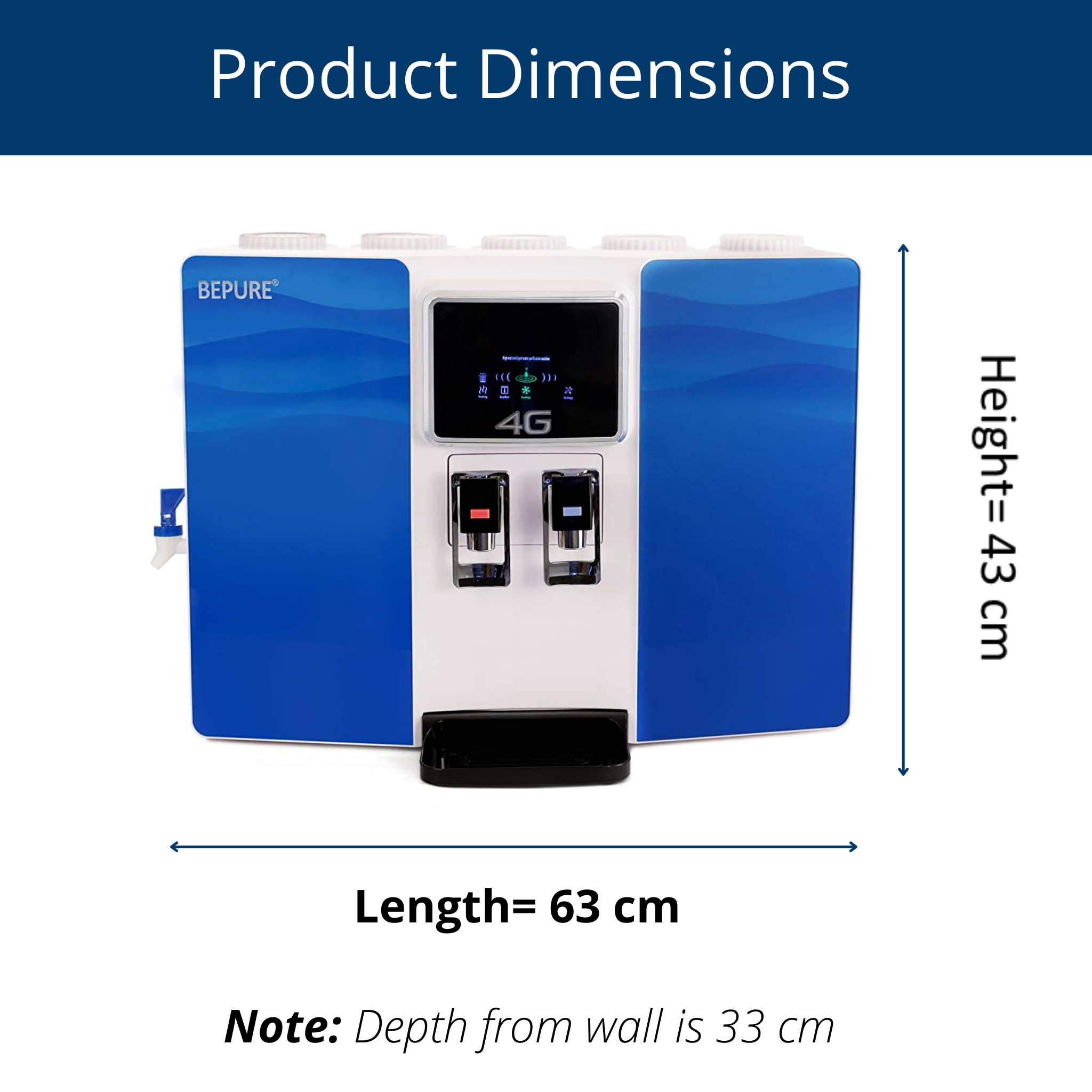 Buy NF UV Water Purifier With Hot And Cold Function| Bepure